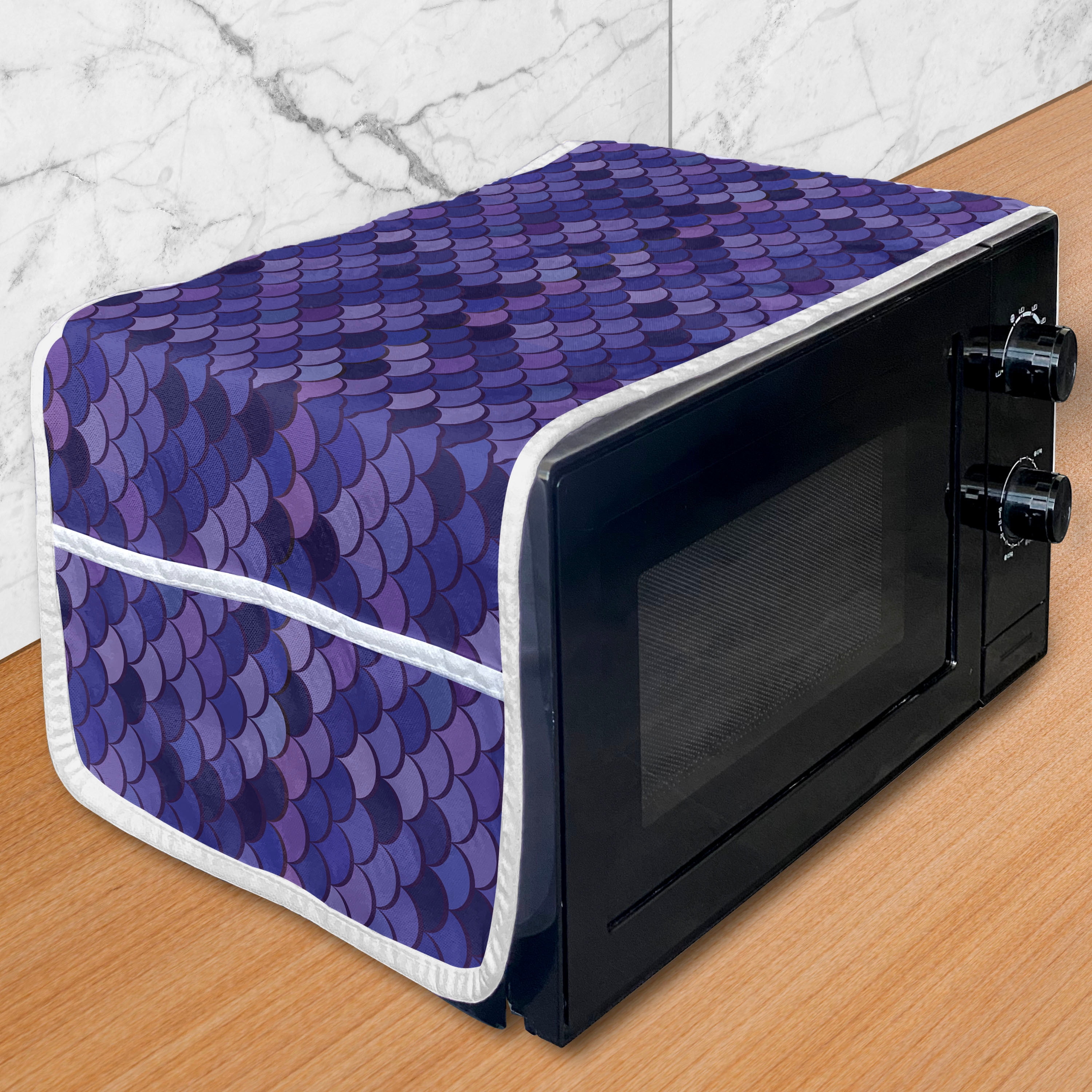 Mermaid Tail Microwave Oven Cover, Japanese Folk Inspired Cartoonish ...