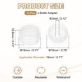 Uxcell Bottle Adapter 0.71", 10 Pcs Press in Bottle Adapter Plugs with ...