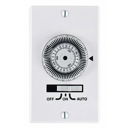 Intermatic KM2ST-1G 1 Gang SPST In-Wall 24-Hour Mechanical Timer ...