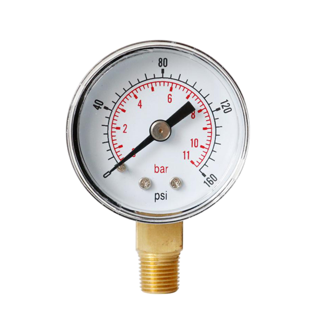 0-160psi 0- Pressure Manometers Mini Dial Air Compressors Meters ...
