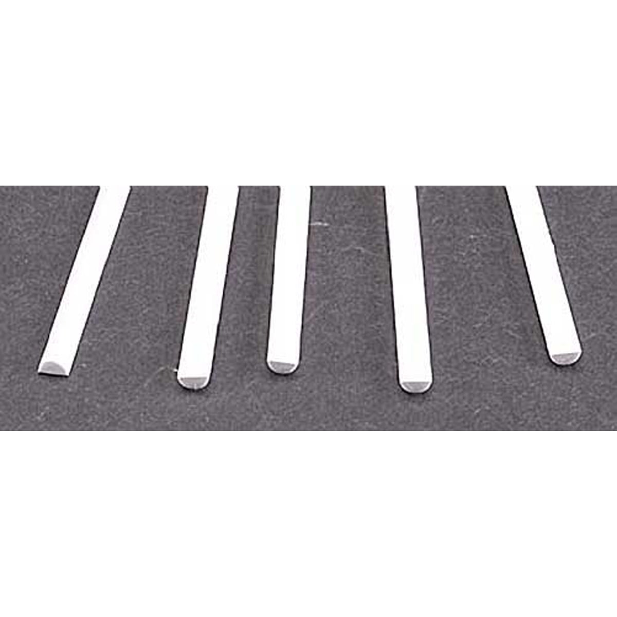 Plastruct MRH-190 Half-Round Rod.187 5 PLS90886 Plastic Building ...