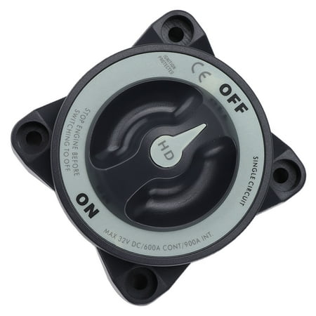 Boat Dual Battery Isolator Switch, 4 Position Marine Dual Battery ...