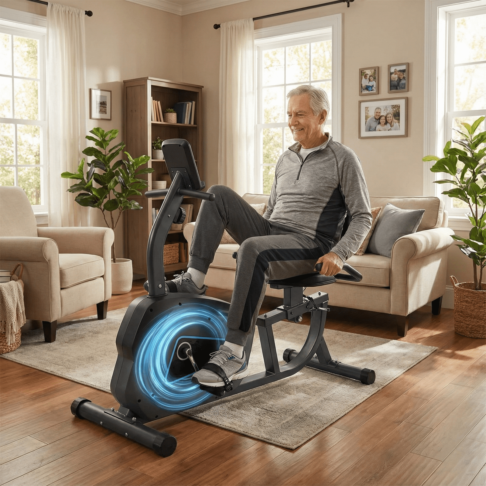 Click here for Naipo Exercise Bike Indoor Recumbent Exercise Bike... prices