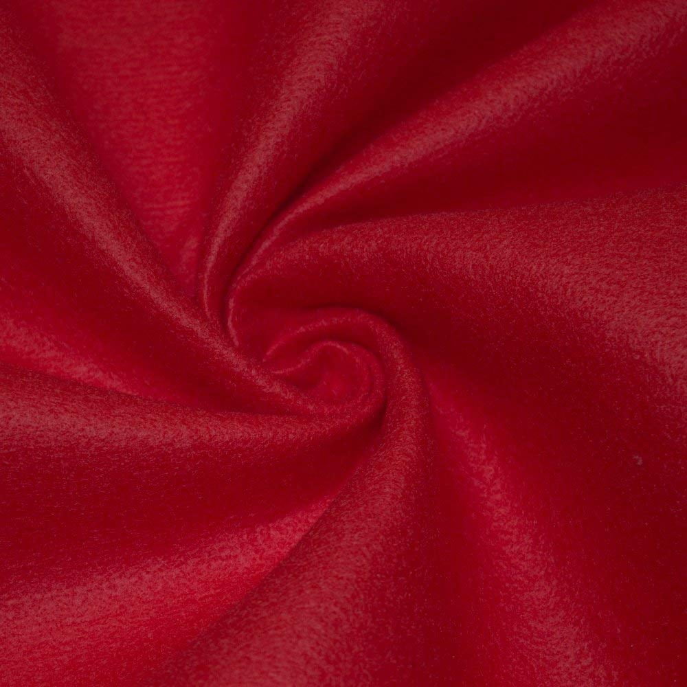 RED - 72-Inch Wide 1/16” Thick Acrylic Felt Fabric for Arts and Crafts ...