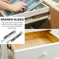 Raindrops 4 pcs Drawer Track Slides Full Extension Bearing Cabinet ...