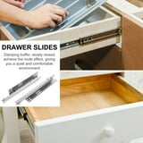 Raindrops 4 pcs Drawer Track Slides Full Extension Bearing Cabinet ...