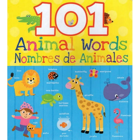 Pre-Owned 101 Animal Words / Nombres de (Board book) 1635600995 ...