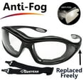 SAFEYEAR Anti-fog Safety Goggles EN166 Anti Scratch Neck Cord UV ...