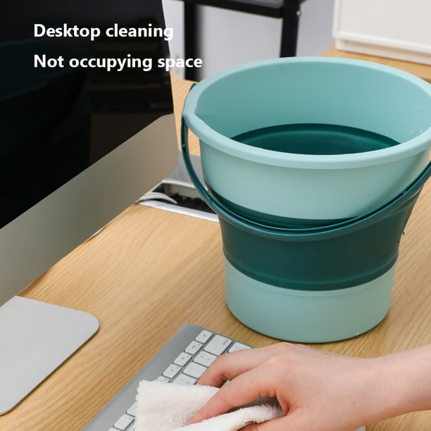 Clairlio Seau de lavage léger pliable 5/10L pour lavage de voiture extérieur (vert 5L) - Walmart.ca