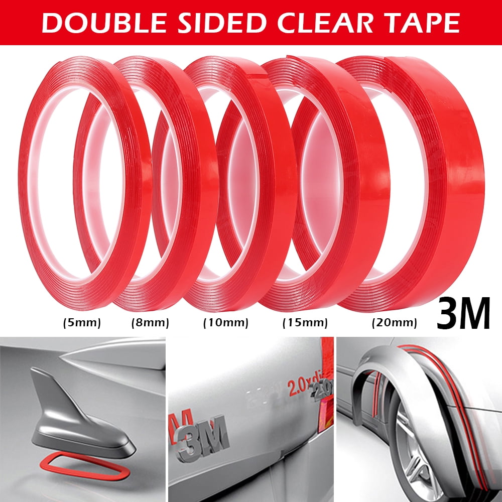 NKTIER Waterproof Double Sided Adhesive Tape Acrylic Transparent Super ...