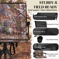 Bezliving 360° Silent Camo Hunting Blind Chair, Armrests, Side Pouch ...