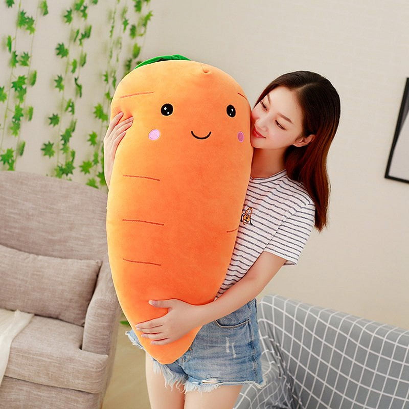 Click here for Eastin 55/75cm Plush Carrot Pillows Soft Stuffed C... prices