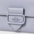 Coach Women's Morgan Small Pebbled Leather Snap Wallet (Mist) - Walmart.com