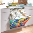 23"x26" Dishwasher Magnetic Refrigerator Magnet Cover Sticker Home ...