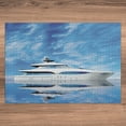 Ambesonne Seascape Jigsaw Puzzle Durable Cardboard, Yacht on Water ...