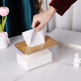 Acrylic Tissue Box, Acrylic Dryer Sheet Holder for Laundry Room, Table ...