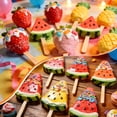 Fruit Shape Silicone Cake Pop Mold Kit with Sticks and Packaging ...