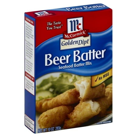 McCormick® Golden Dipt® Beer Batter Seafood Batter Mix, 10 oz. Box ...