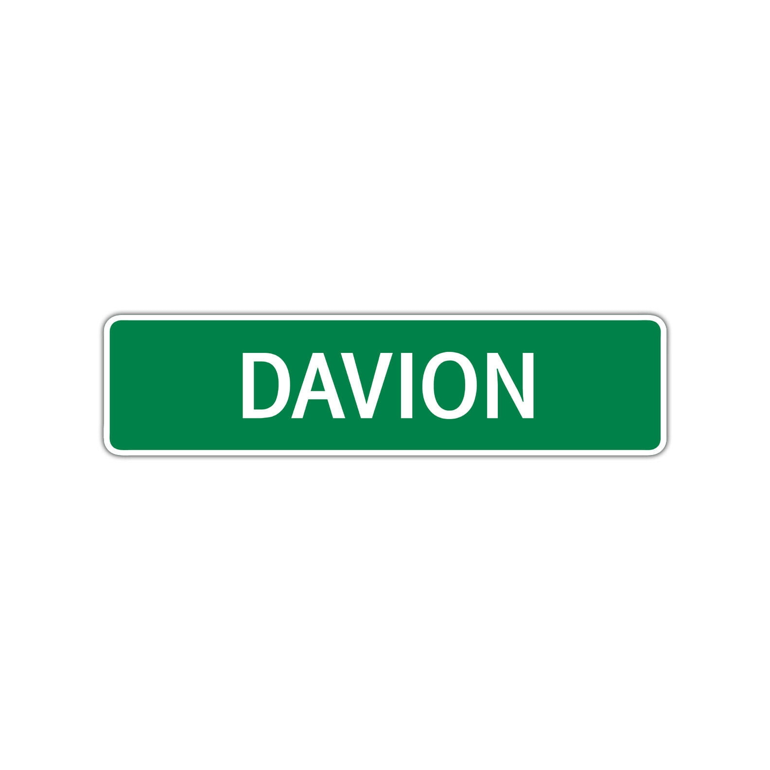 Davion Boys Children Name Letter Printed Plaque Decoration Novelty ...