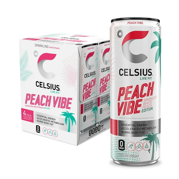 CELSIUS | Sparkling Fitness Drink - Zero Sugar; Sweetened with Stevia ...