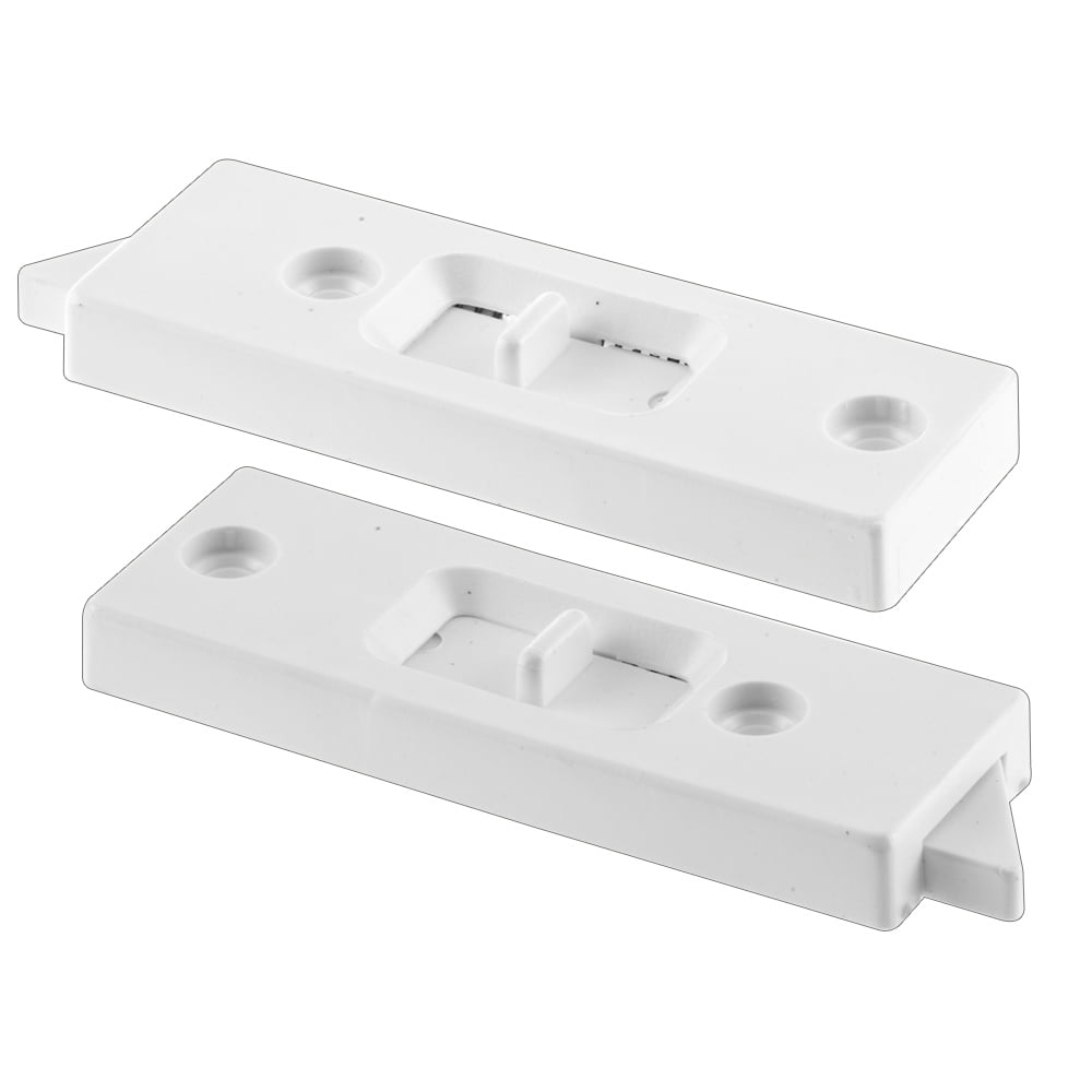White Vinyl Vertical Hung Sliding Window Lock (2-pack) - Walmart.com
