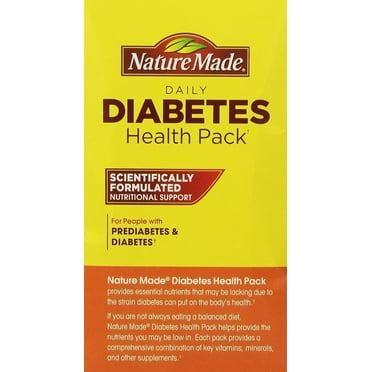 Nature Made Daily Diabetic Vitamin & Blood Sugar Support Supplement ...
