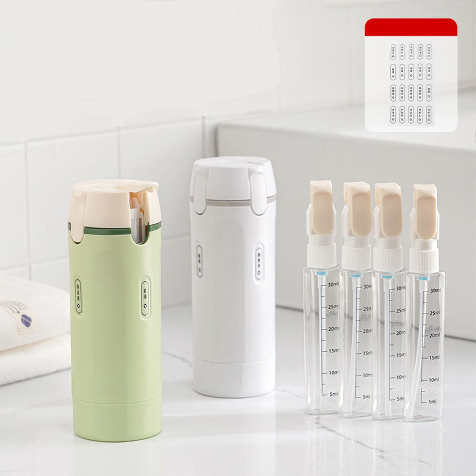 Click here for Dispensing Bottles 4-In-1 Travel Bottle Set 1 Pack... prices