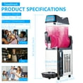 Ataucjin Commercial Slushy Machine 12L, One Tank 3.2 Gal Margarita ...
