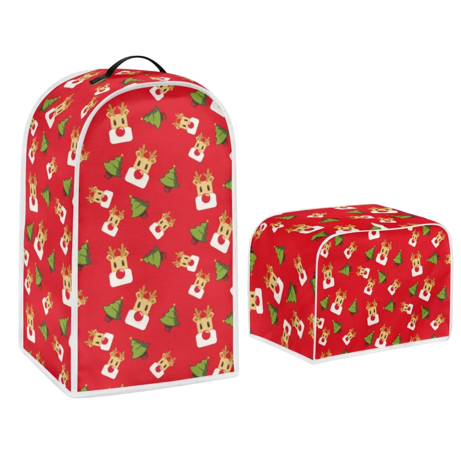 Renewold 4 Slice Toaster Cover and Blender Cover Set Reindeer Xmas ...
