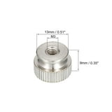 Knurled Thumb Nuts, 5 Pack M4 x D13mm x H9mm Carbon Steel Blind Hole ...