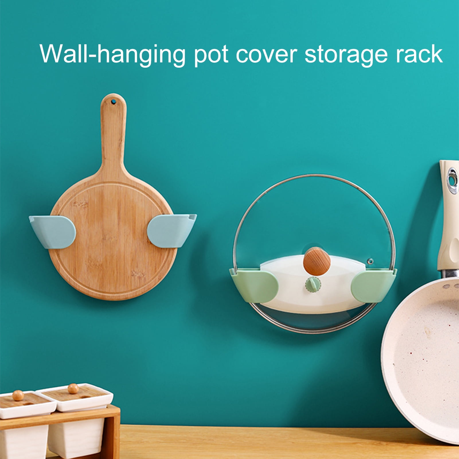 Bestjia Pan Lid Rack Lightweight Reusable Space Saving Kitchen Pot Lid bestjia-pan-lid-rack-lightweight-reusable-space-saving-kitchen-pot-lid