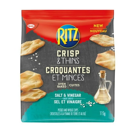 Christie Ritz Crisp And Thins Salt And Vinegar Potato And Wheat Chips ...
