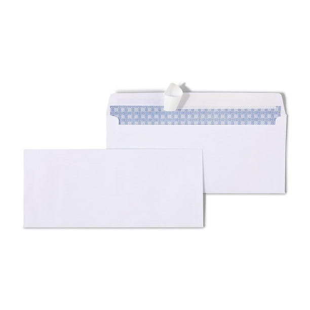 Staples Easy Close #10 Security-Tint Envelopes 100/Box (394057/19037 ...