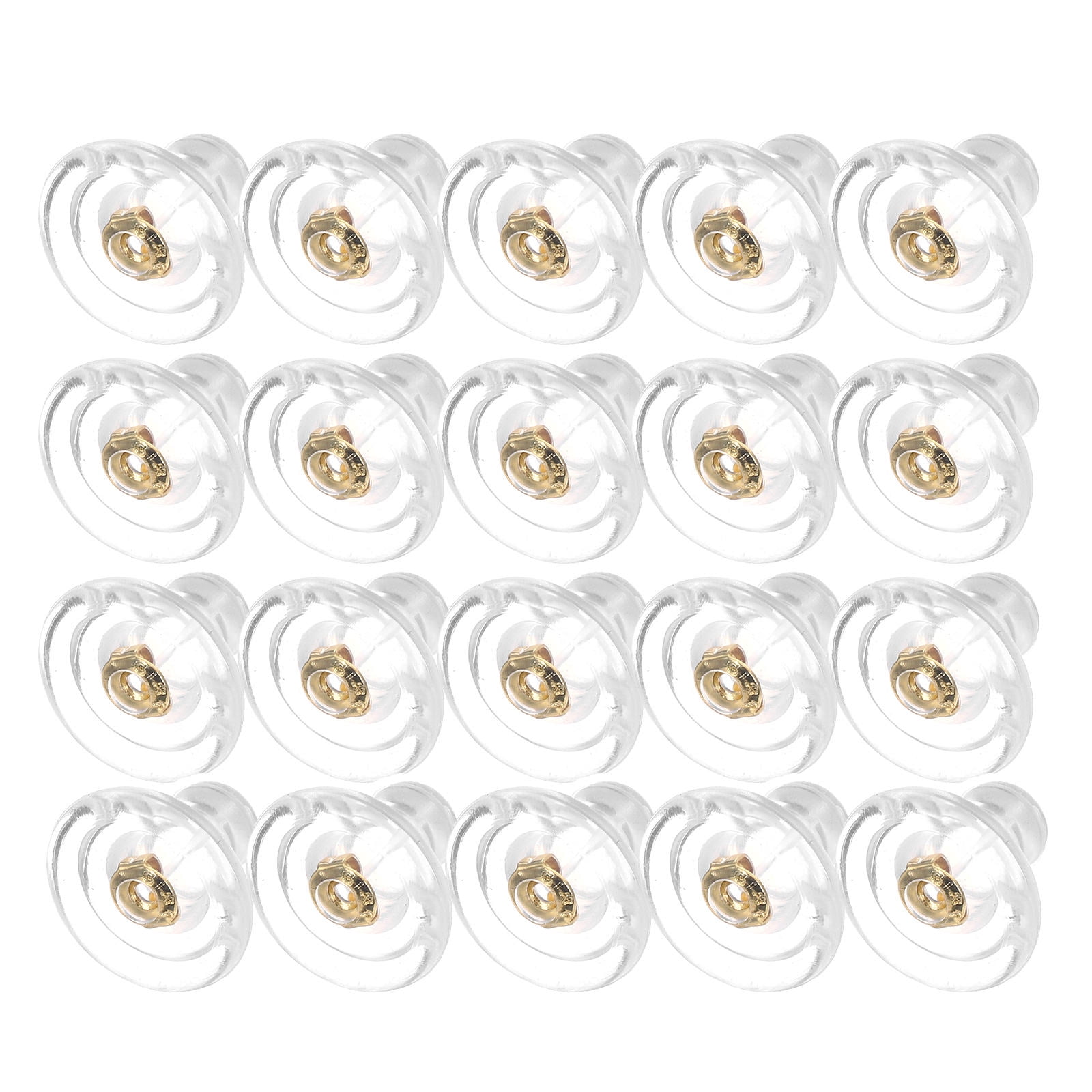 Click here for Oulii 25pcs Silicone Earring Backs For Studs Clear... prices