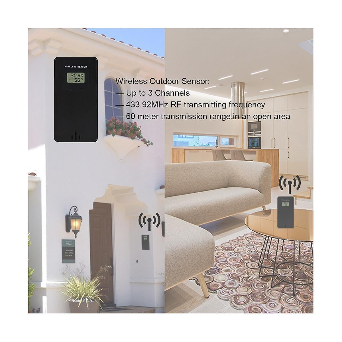 Barómetro Termómetro Higrómetro Multifunción Electrónica Escritorio ...