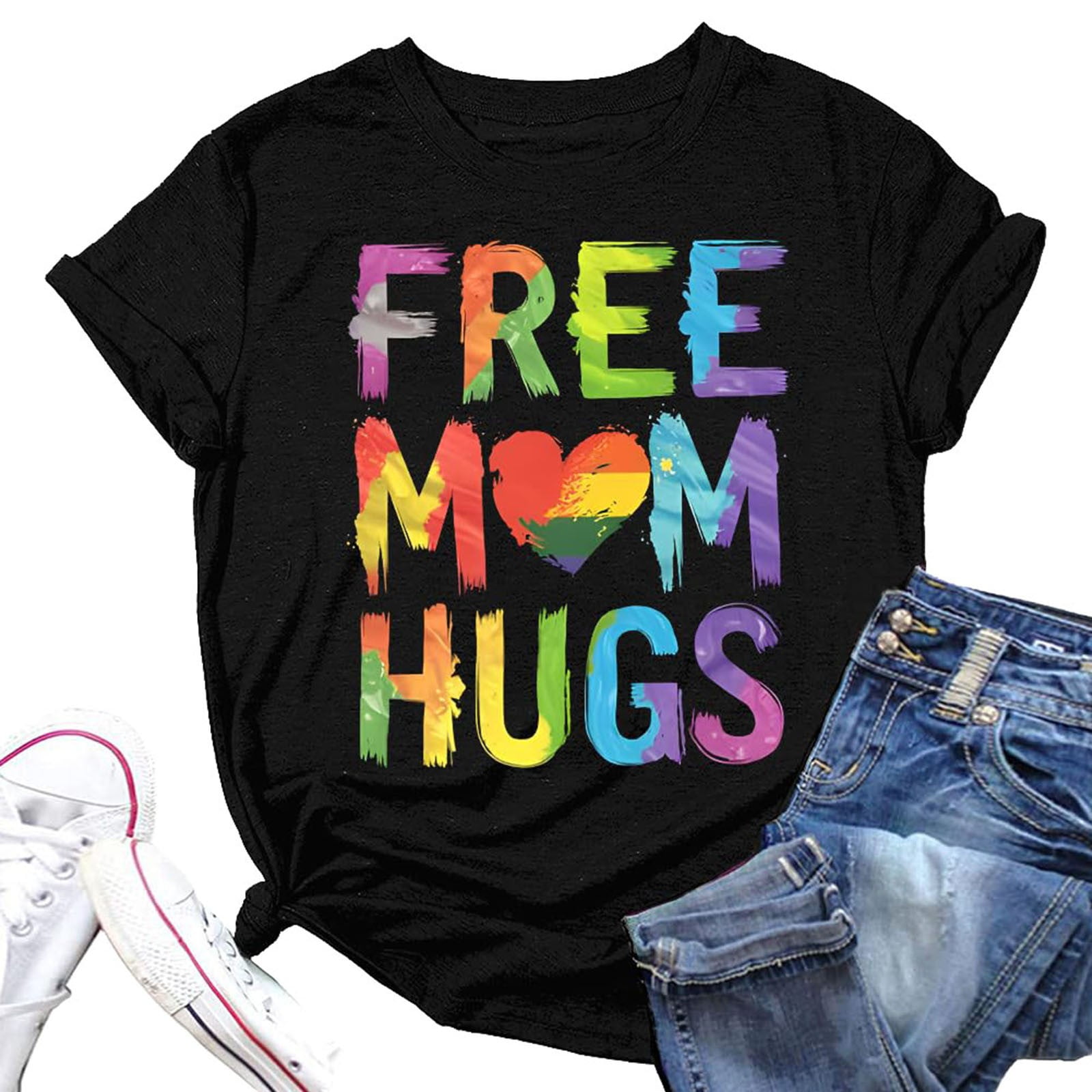 Click here for Zmoon Womens Shirt Gay Pride Short Sleeve Top Abcd prices
