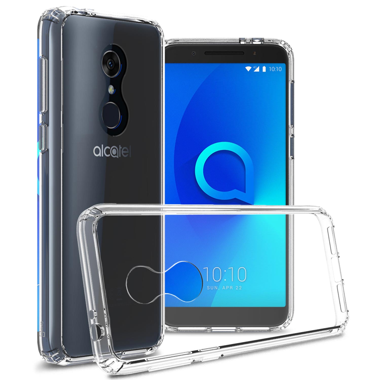 CoverON Alcatel REVVL 2 / T-Mobile REVVL 2 Case, ClearGuard Series ...
