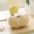 Creative Ceramic Peanut Tissue Box, Minimalist Luxury Tissue Holder ...