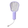 Light Purple Home Flying Insect Eliminator, Swatter Electric Zapper ...