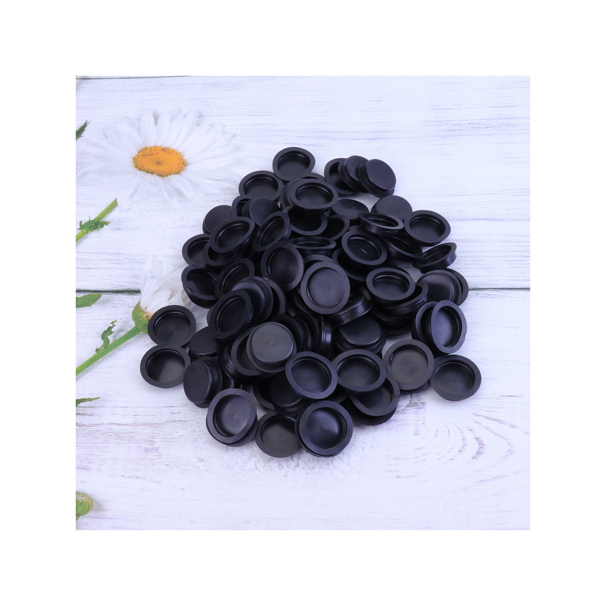 Click here for Pixnor 100pcs Rubber Plugs Durable Monolayer Botto... prices