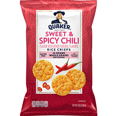 3 Pack Quaker Rice Crisps with Cheddar Flavour, Gluten Free Snacks, 0. ...