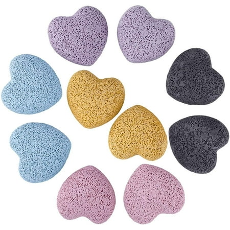 Black Lava Rock Stone Heart Shape Pocket Stones Dyed Lava | Walmart Canada