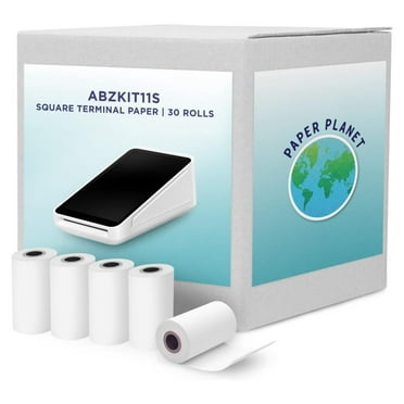 Vonlyst Thermal Receipt Paper Roll for Square Terminal Portable POS ...