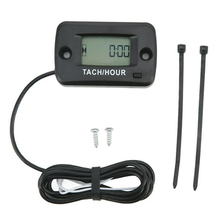 Digital Tach Hour Meter, Tachometer Timer Maintenance Reminder Dual ...