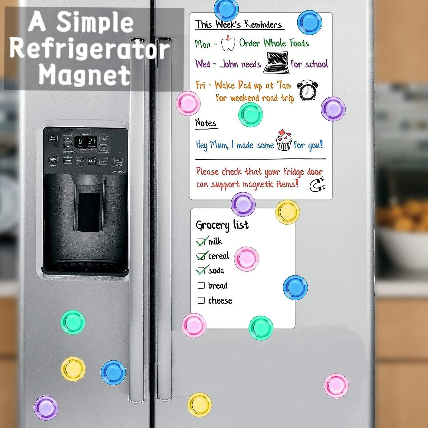 Refrigerator Magnets For Photos 20 Pack Strong Fridge Magnets - Small ...