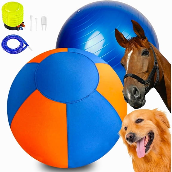 MQAAUP Herding Ball for Large Dogs, 18'' Upgraded Chew-Resistant Double ...