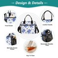 ALAZA Turtles Seashells Print Cooler Lunch Bag Insulated Reusable Lunch ...