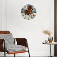 12 Inch Wall Clock Battery Operated Round Clock for Office, Kitchen ...