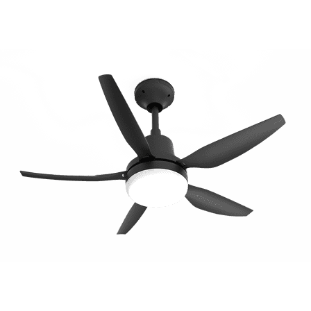 Harbor Breeze Mazon 44-in Nickel LED Indoor Flush Mount Ceiling Fan ...