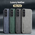 TECH CIRCLE for Samsung Galaxy S25 Luxury Leather+TPU Case Ultra Slim ...